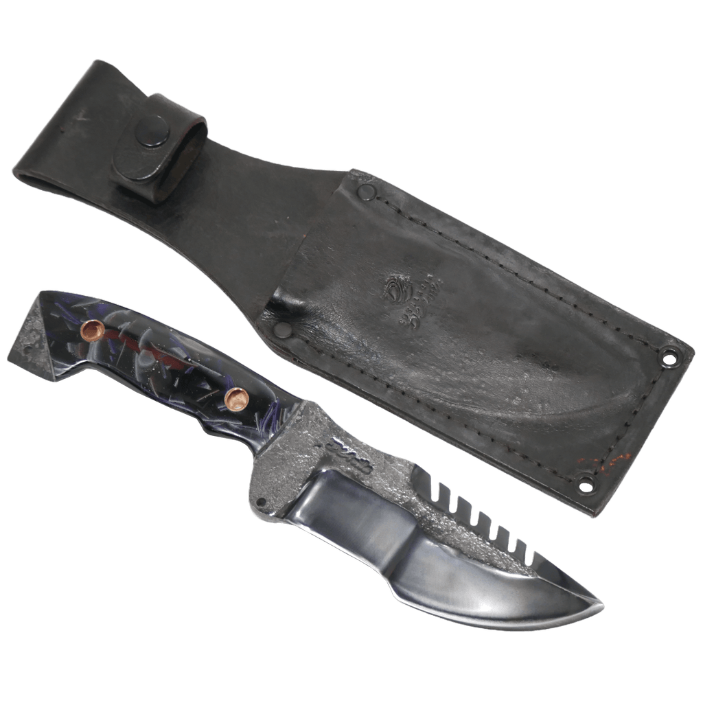 Tracker Adventure 6.5" Knife in Carbon Steel 5160, Micarta Handle - D ...